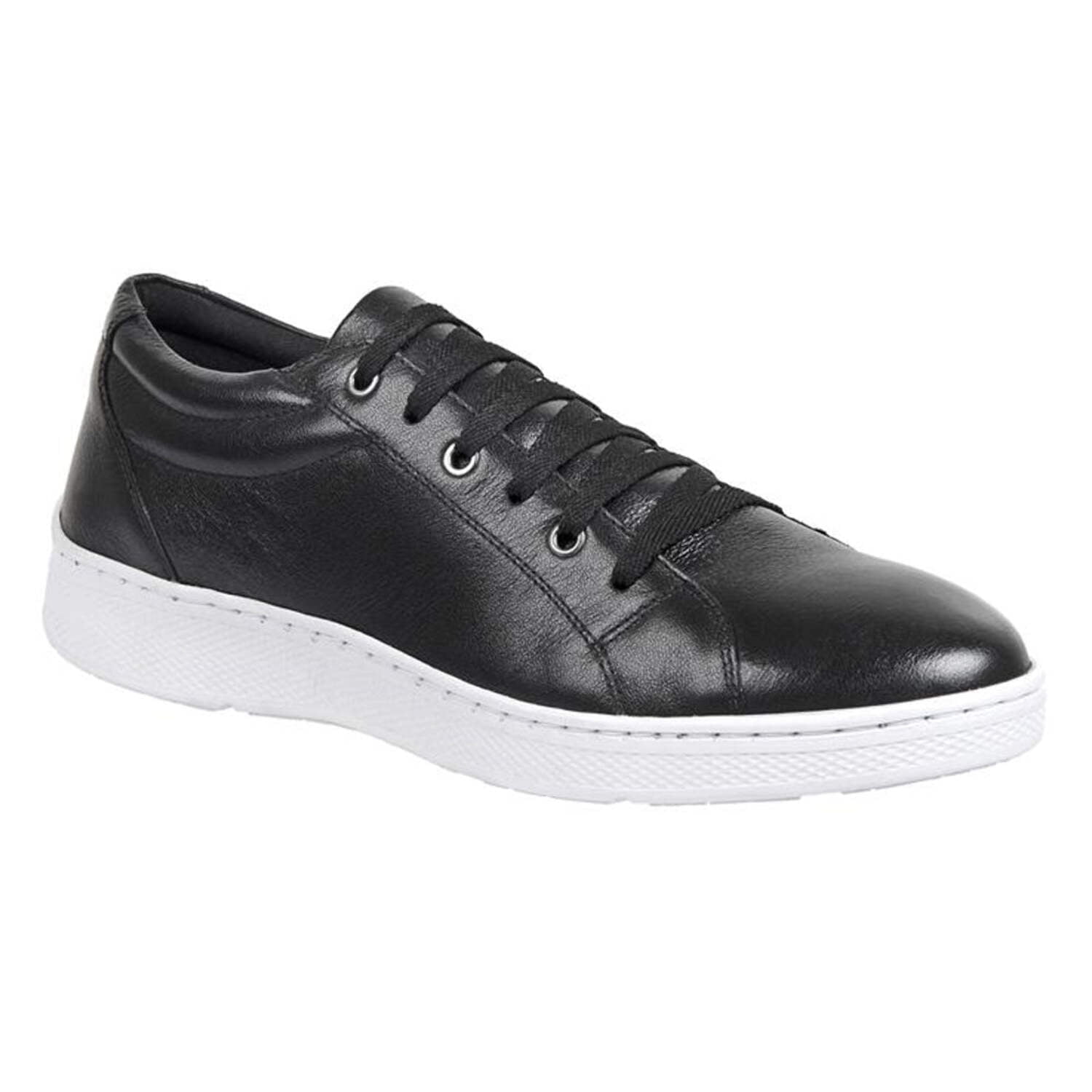Sandro Moscoloni Bravo Black Perfed toe six eyelet sneakers - Walmart.com