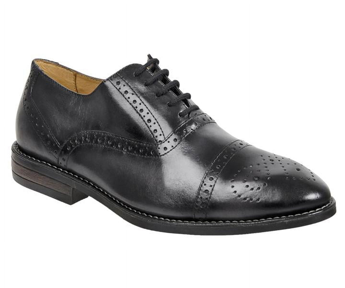 Sandro Moscoloni Murali Dark Grey Leather Men’s Cap Toe Lace Up Oxford ...