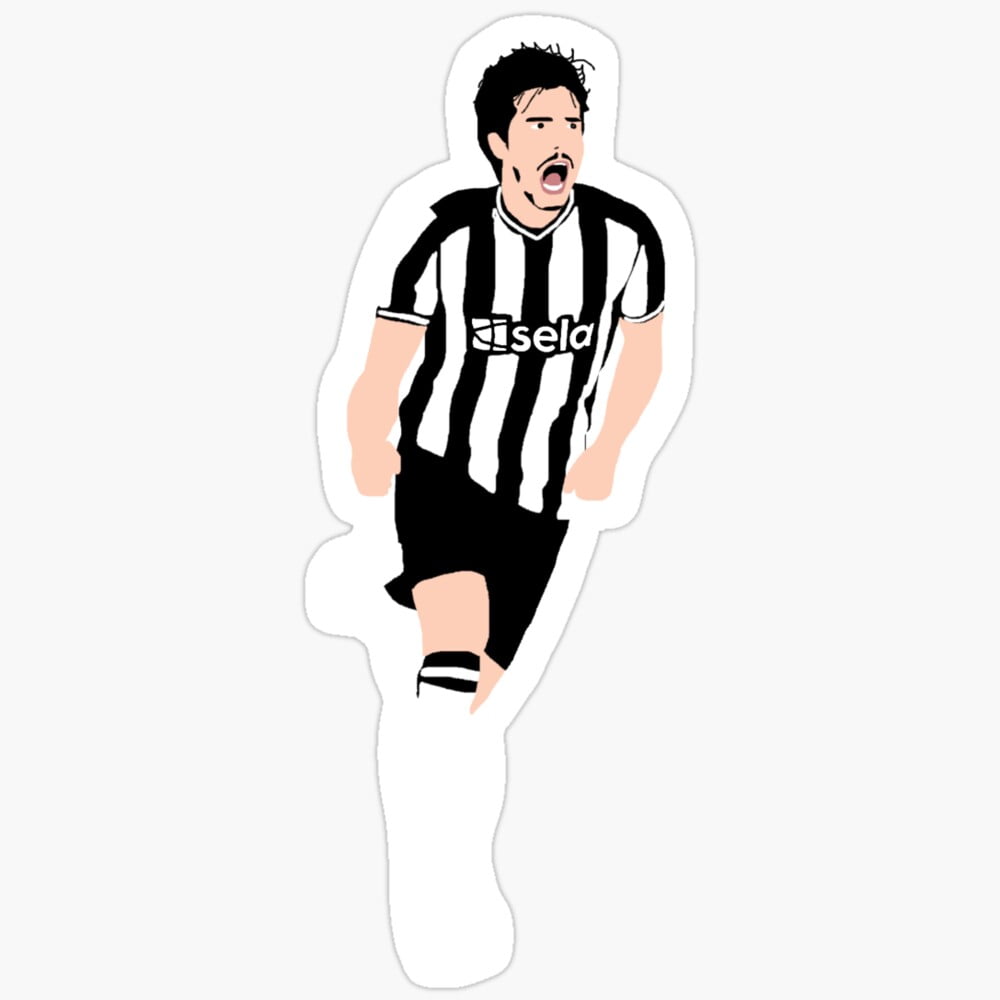 Sandro Tonali - Nufc Sticker Phone Decal Water Bottle Stickers Car ...