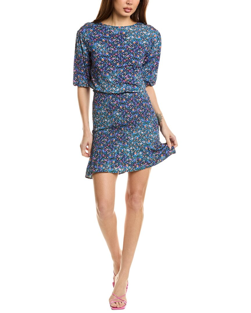Sandro womens Midi Dress, 38, Blue - Walmart.com