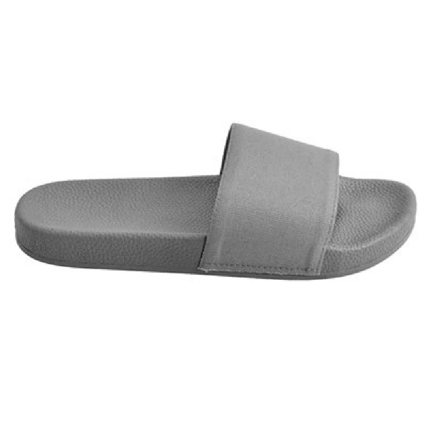 Sandrocks Mens Plain Canvas Sliders - Walmart.com