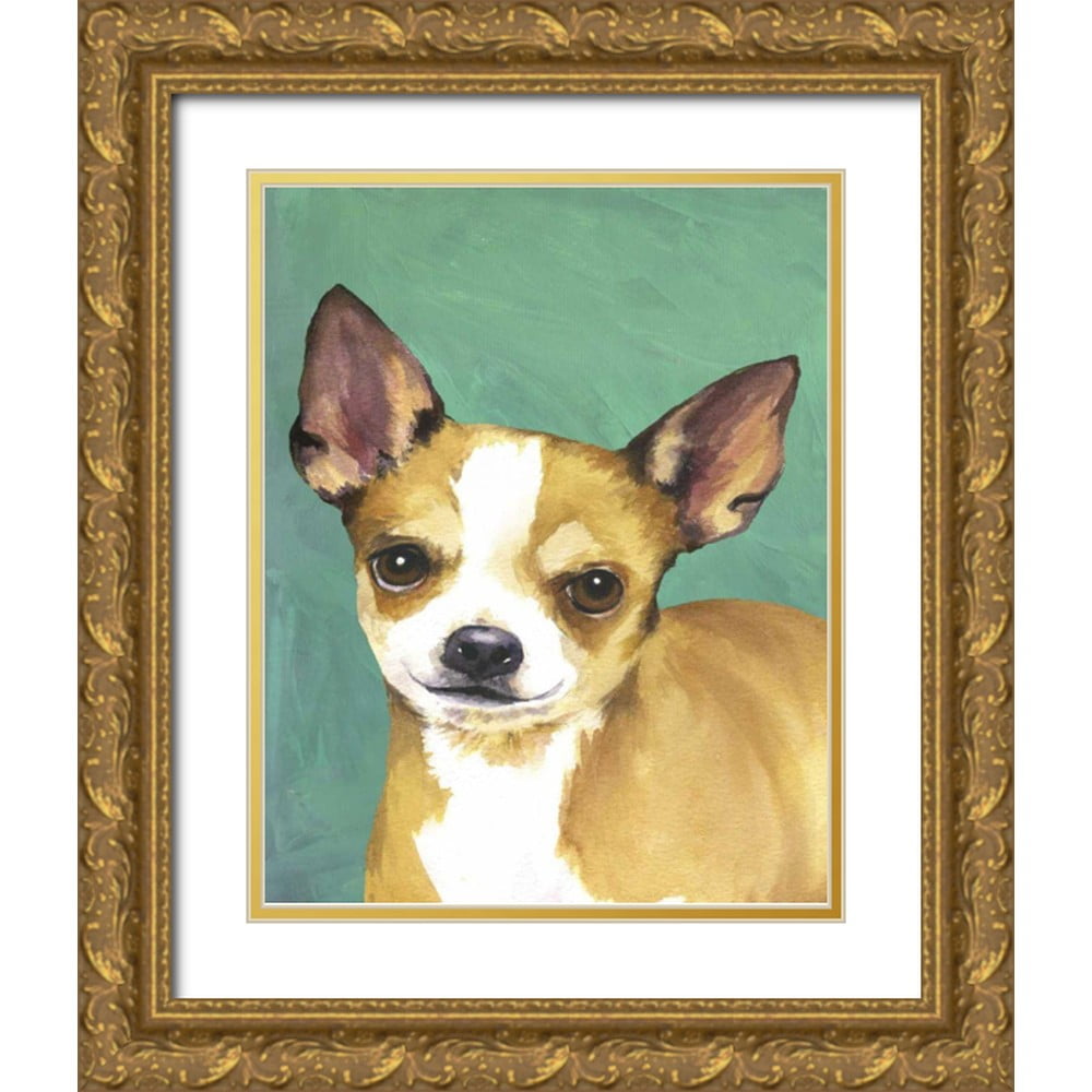 Sands, Jill 15x18 Gold Ornate Wood Framed with Double Matting Museum Art Print Titled - Dog ...