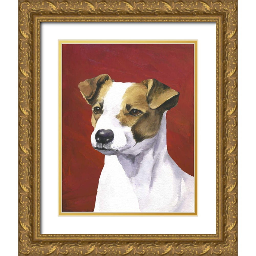 Sands, Jill 15x18 Gold Ornate Wood Framed with Double Matting Museum Art Print Titled - Dog ...