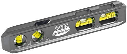 Sands Level & Tool Co. SL82B 8 Aluminum Billet Level (4 Vials ...