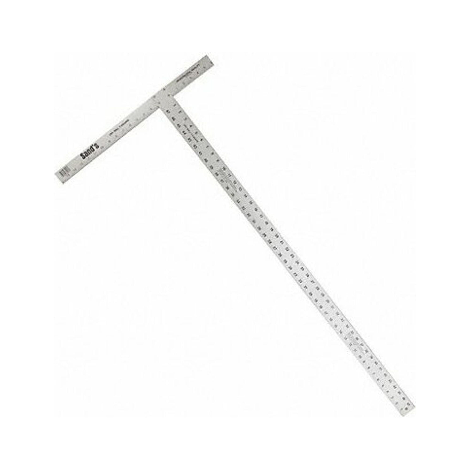 Sands Level & Tool Co T-Square,Aluminum,48in. L x 2in. W SL676 ...