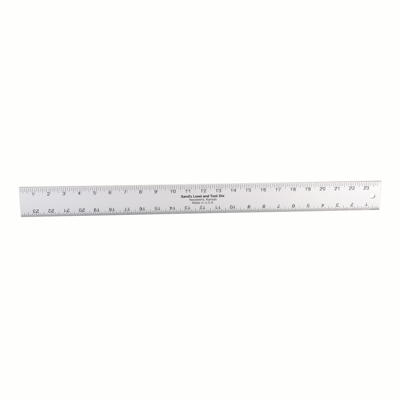 Sands Level & Tool SLASE24T Straight edge/Ruler, 24" x 2" x 3/16 ...