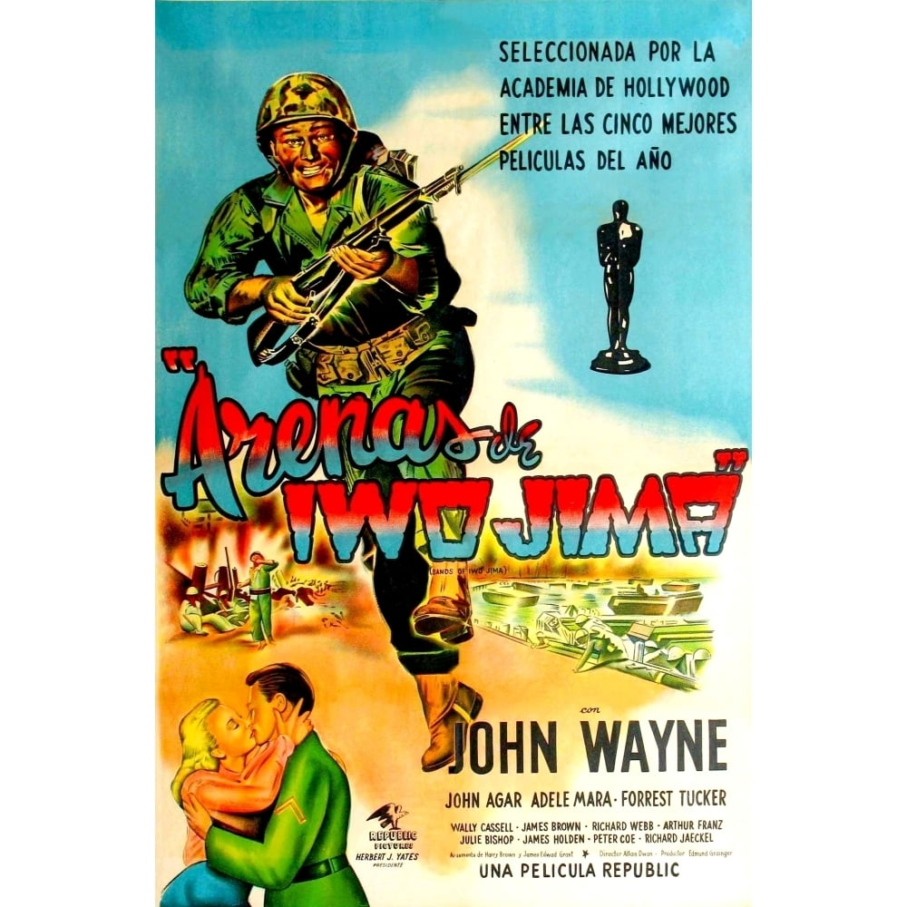 Sands Of Iwo Jima Movie Poster Masterprint - Walmart.com