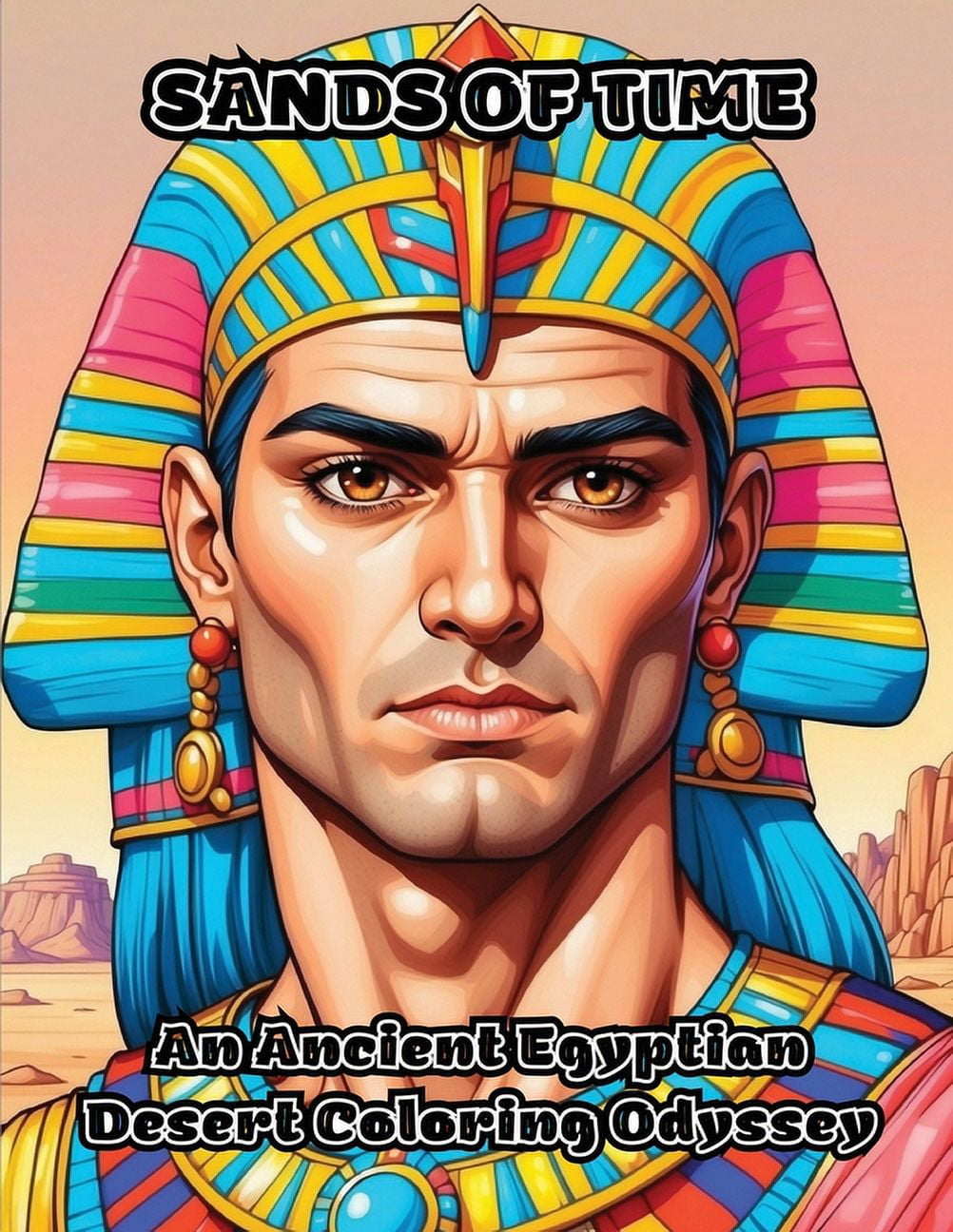 Sands of Time: An Ancient Egyptian Desert Coloring Odyssey, (Paperback ...