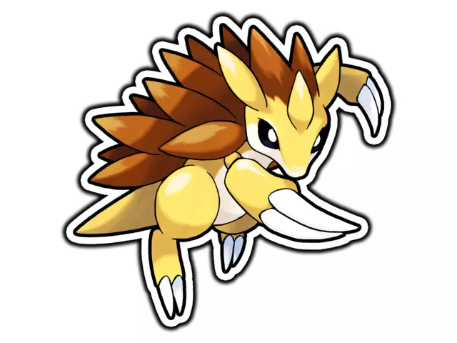 Sandslash Waterproof Sticker Phone Decal Water Bottle Stickers Car ...