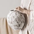 Sandstone Grey 9.8 Inch Ceramic Vase, Home Decor for Living Room, Table ...