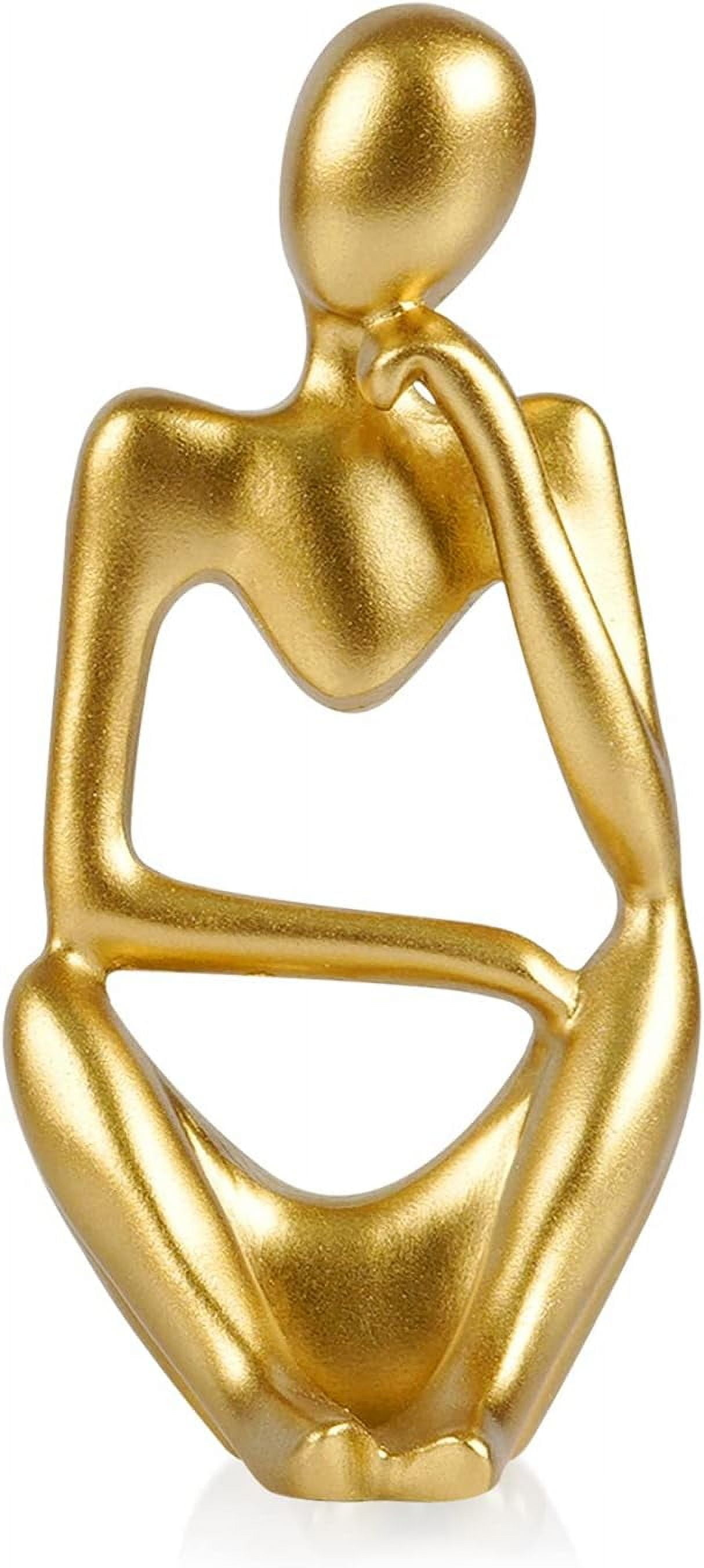 Sandstone Resin Thinker Style Abstract Sculpture Statue Collectible ...