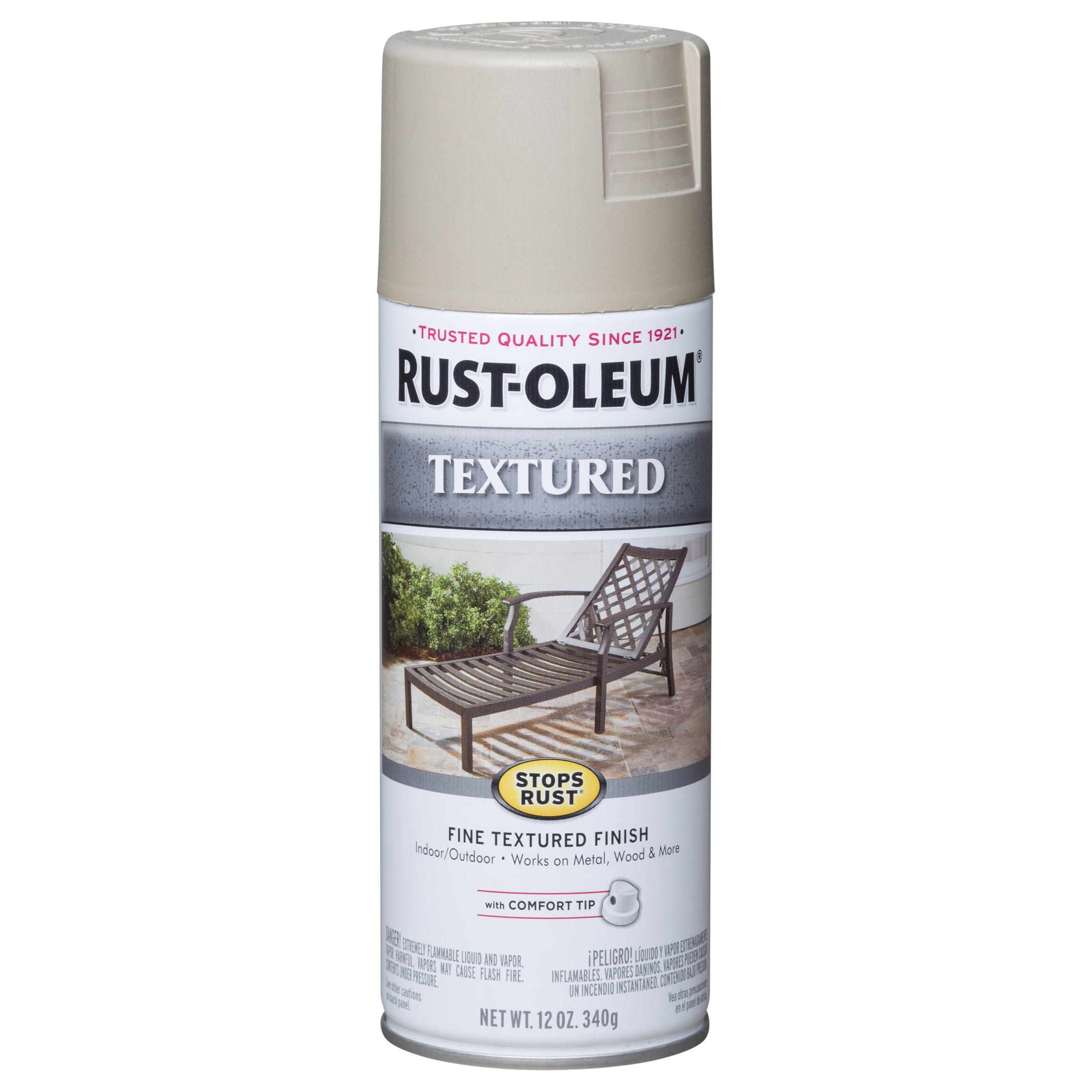 Sandstone, Rust-Oleum Stops Rust Textured Protective Enamel Spray Paint ...