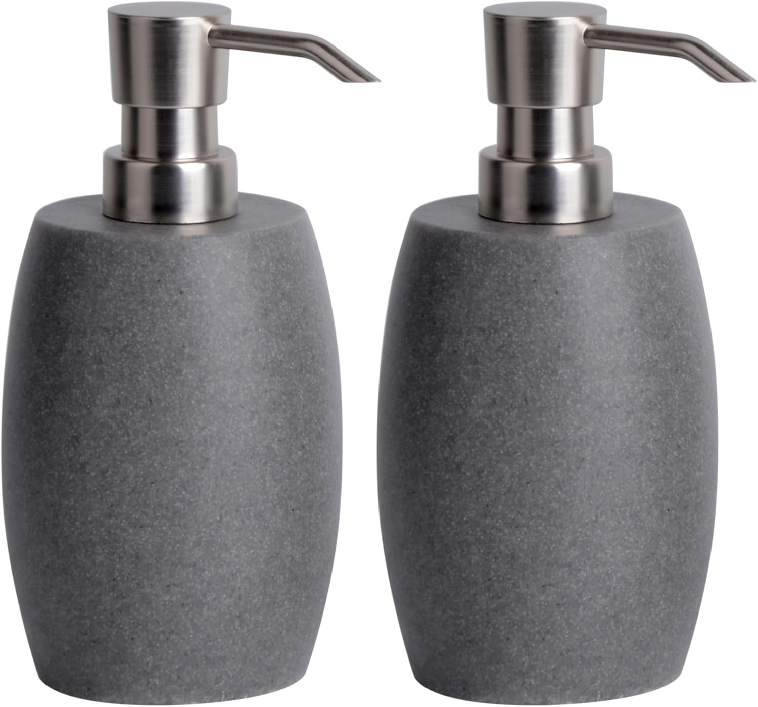 Sandstone Textured Resin Soap Dispenser with Metallic Pump and ...