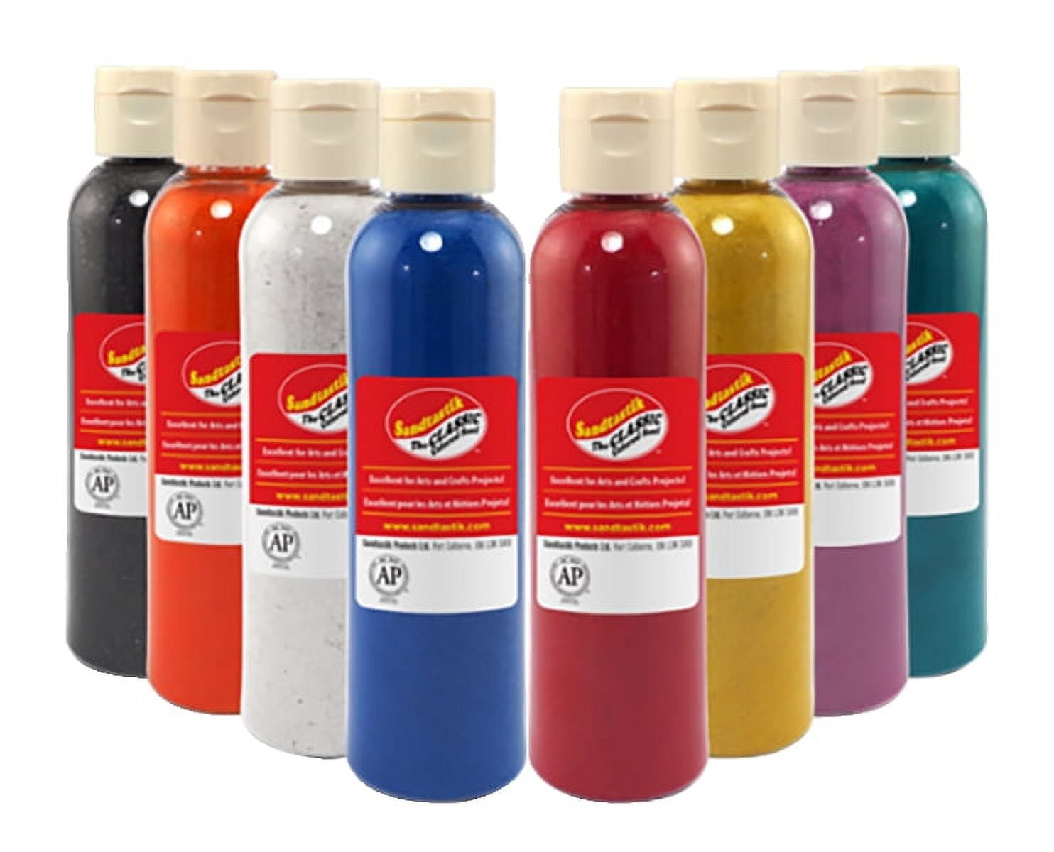 Sandtastik Scenic Art Sand Shaker Tops, 10 oz Bottle, Assorted Color ...