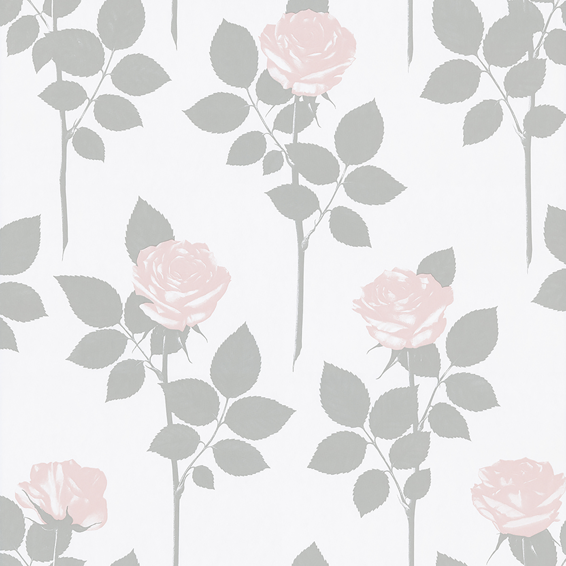 Sandudd Lundgren Off-White Rose Wallpaper - Walmart.com