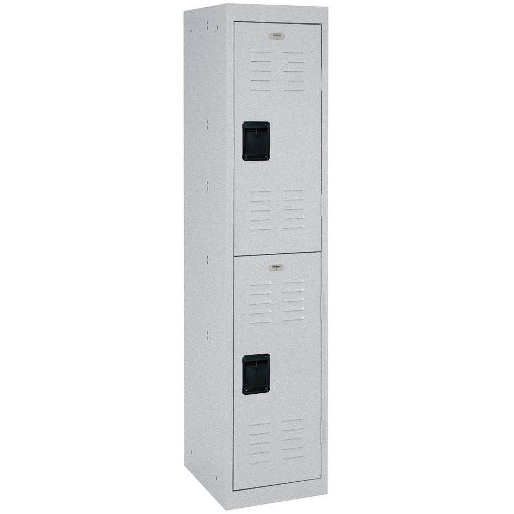 Sandusky 2-Tier Welded Steel Storage Locker, 66"H, Multi Granite ...