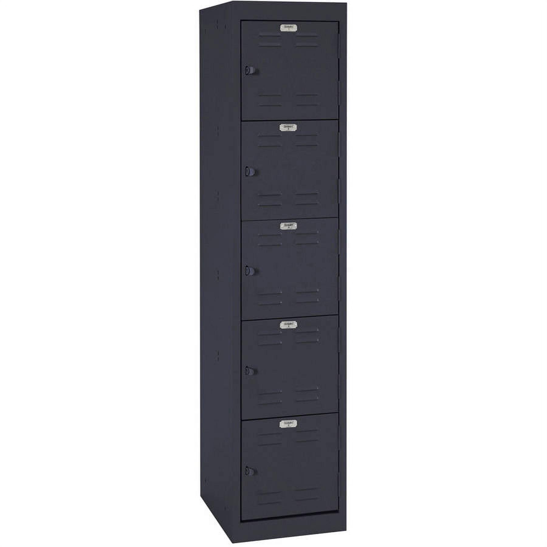 Sandusky Lee 5-Tier Welded Storage Locker - Black Steel 66H - Walmart.com