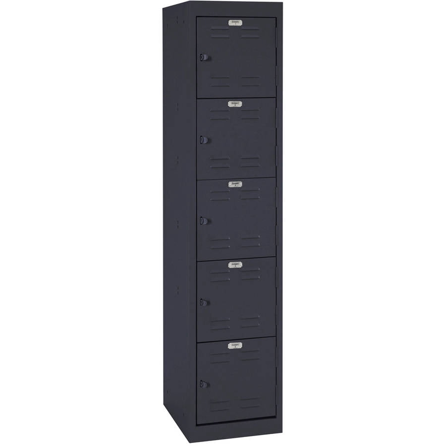 Sandusky 5-Tier Welded Storage Locker, 66"H, Black - Walmart.com