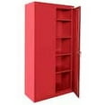 Sandusky Classic Series Welded Steel Garage Storage Cabinet, Red ...