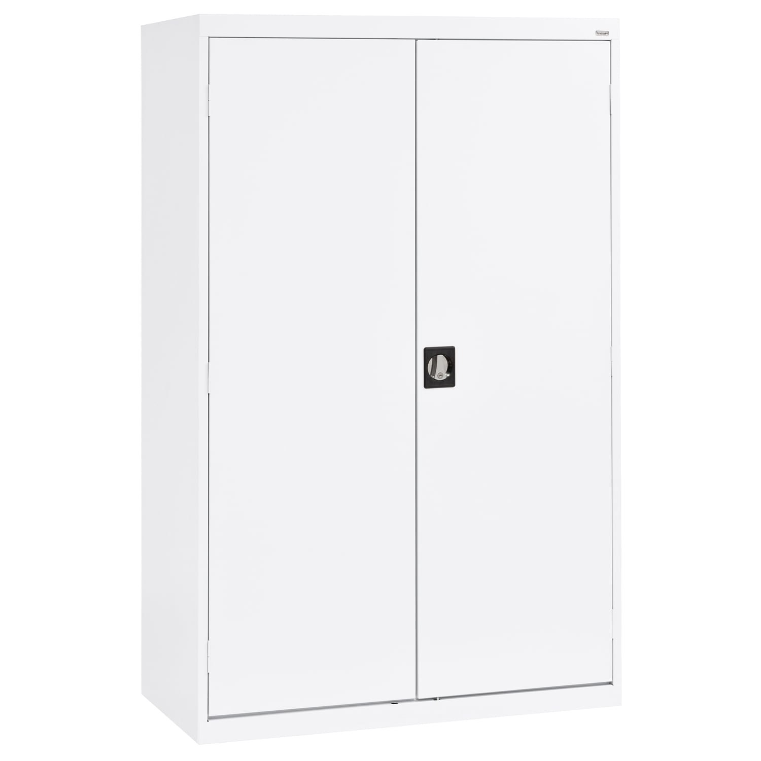 Sandusky Lee 46"W x 24"D x 72"H 5-Shelf Storage Cabinet with Recessed ...