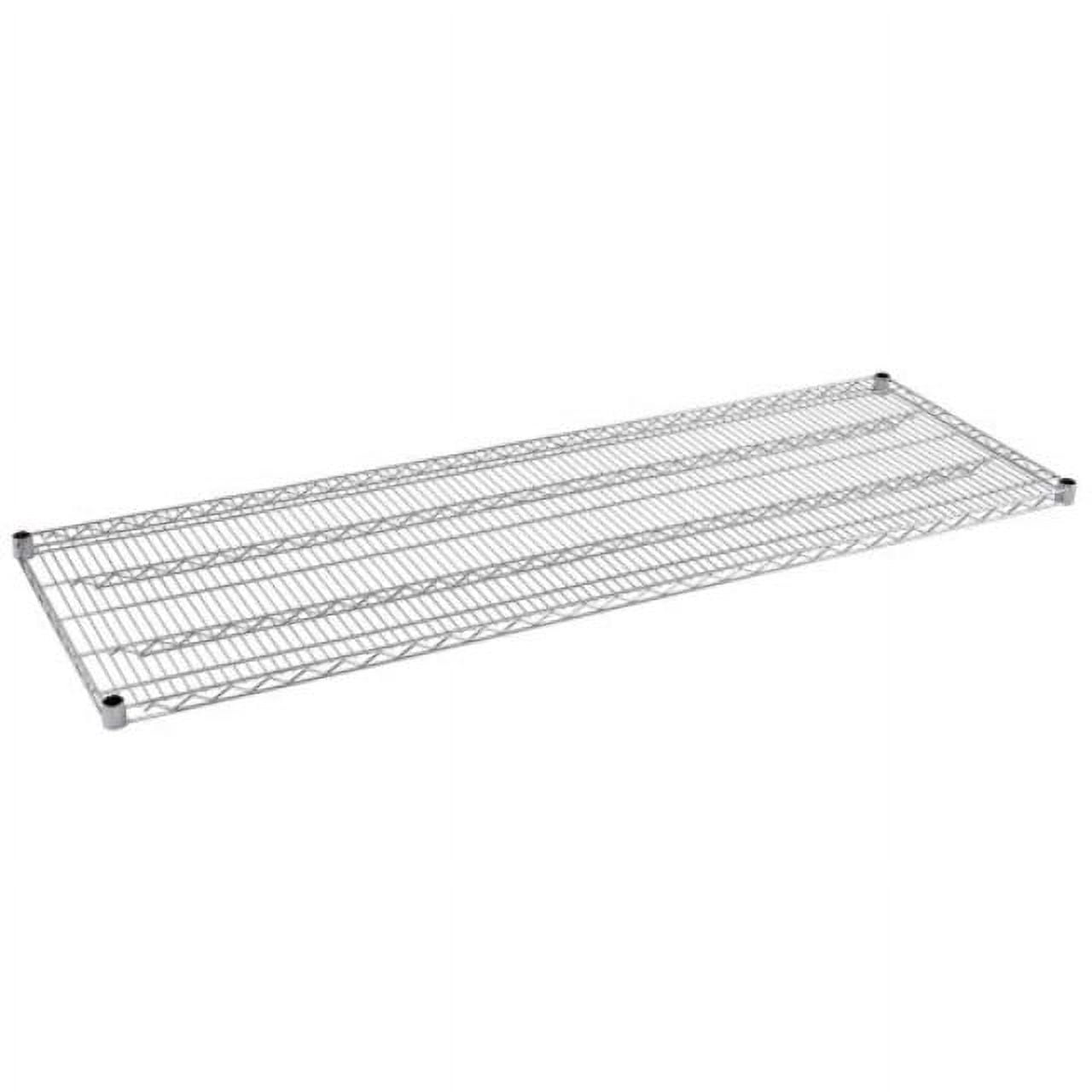 Sandusky WSHELF2472-C Extra shelf for Chrome Wire Shelving, 600 lb ...