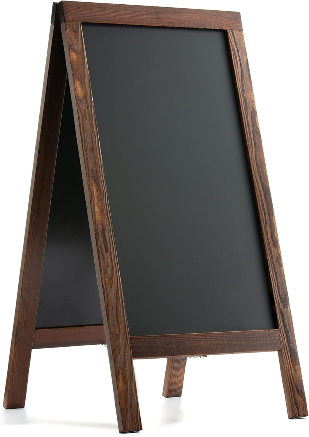 Sandwich Board 48"x24" Solid Pine Wood Rustic Brown,Chalk Board Sign ...