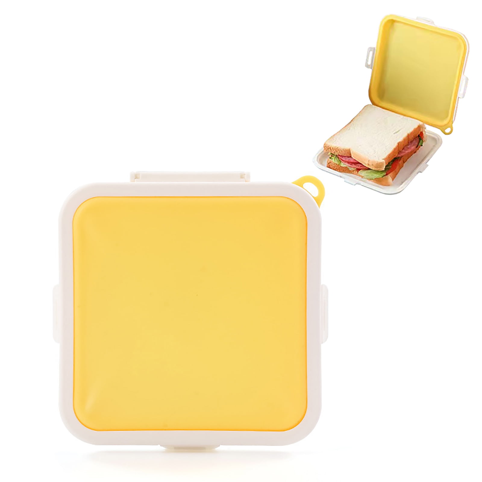 Sandwich Container Storage Box for Lunch Prep Snack Bread Leftovers ...