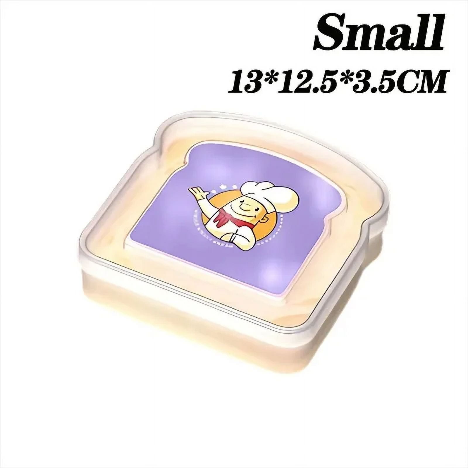 Sandwich Containers Lunch Box Toast Storage Box With Lid Portable Food ...