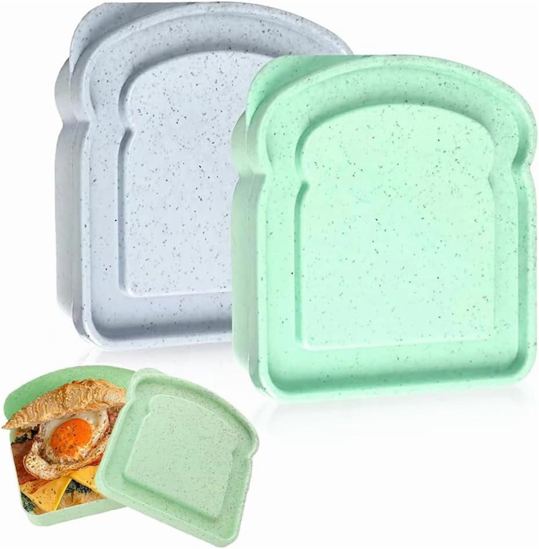 Sandwich Containers, Sandwich Containers for Lunch Boxes, Reusable ...