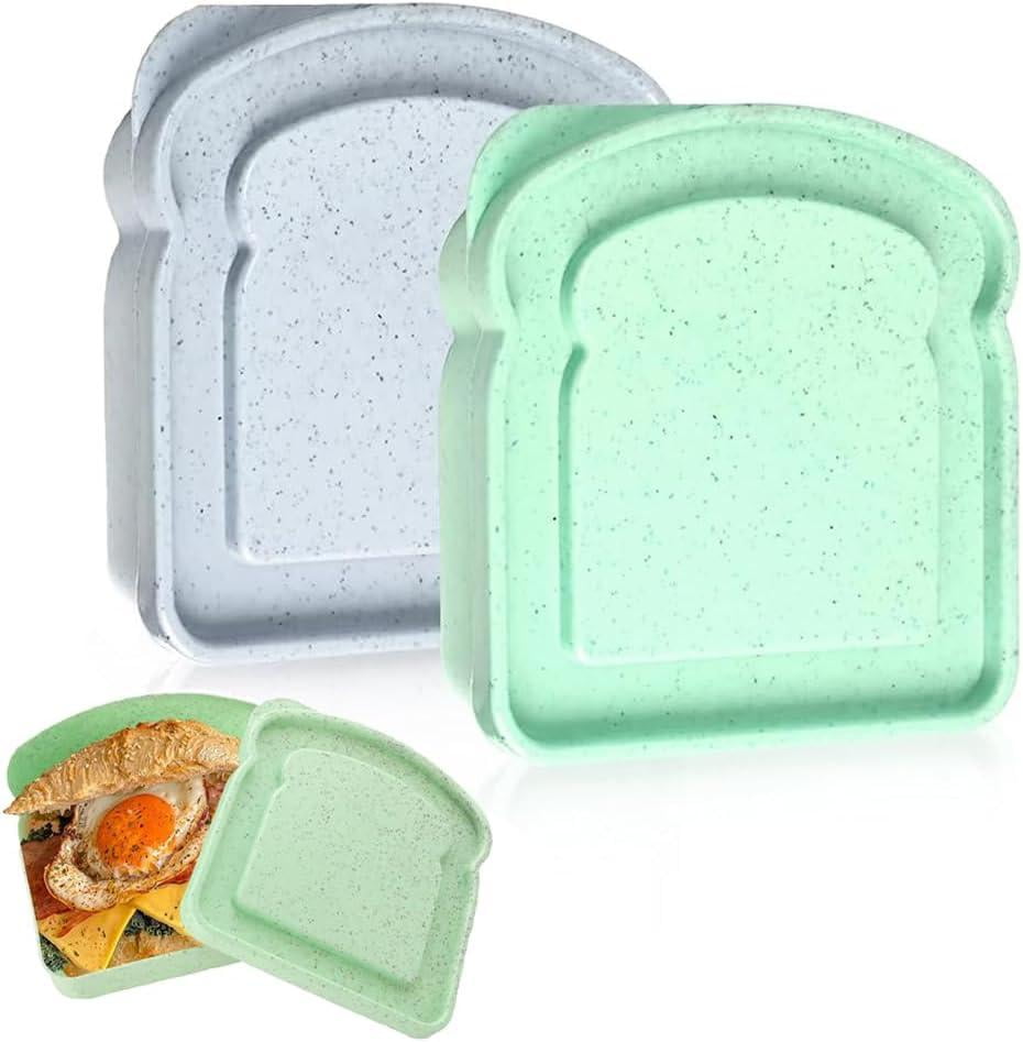 Sandwich Containers, Sandwich Containers for Lunch Boxes, Reusable ...
