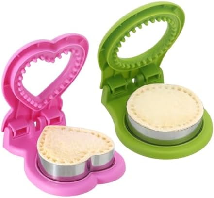 Sandwich Cutter and Sealer,2-Pack Sandwich Cutter for Kids Lunch ...