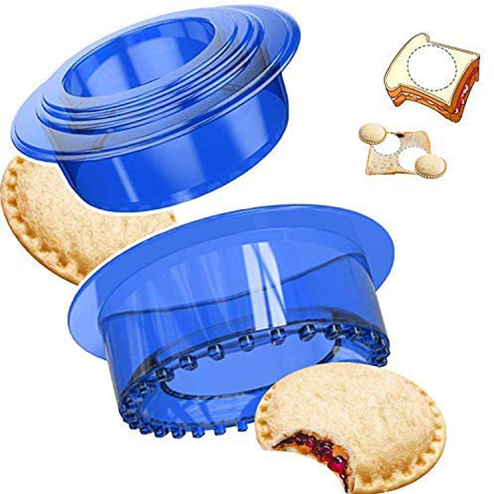 Sandwich Cutter and Sealer for Kids Uncrustables Maker,Cookie Cutter ...