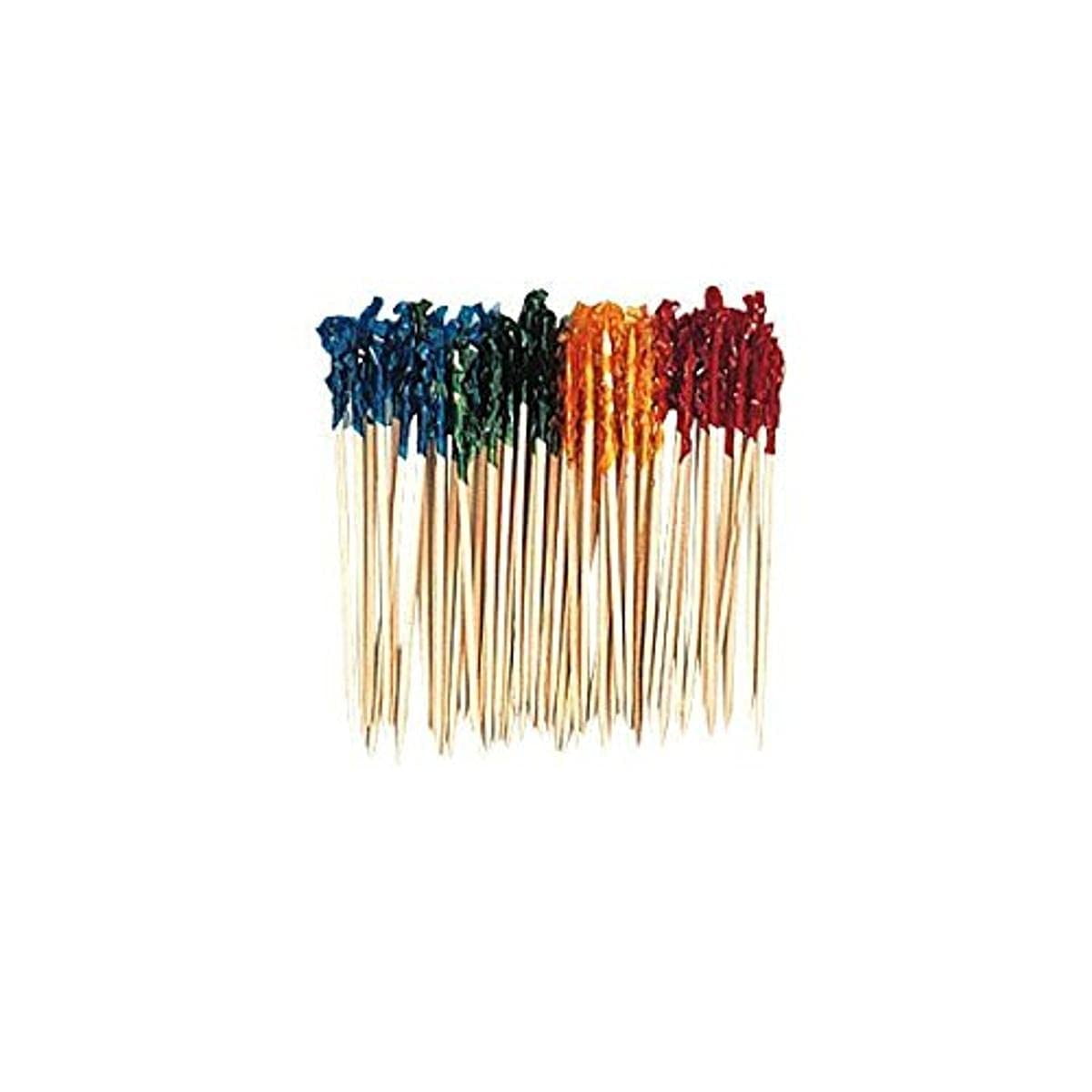Sandwich Frills Assorted Color Wooden Picks - 4" (50 Pc) - Colorful ...