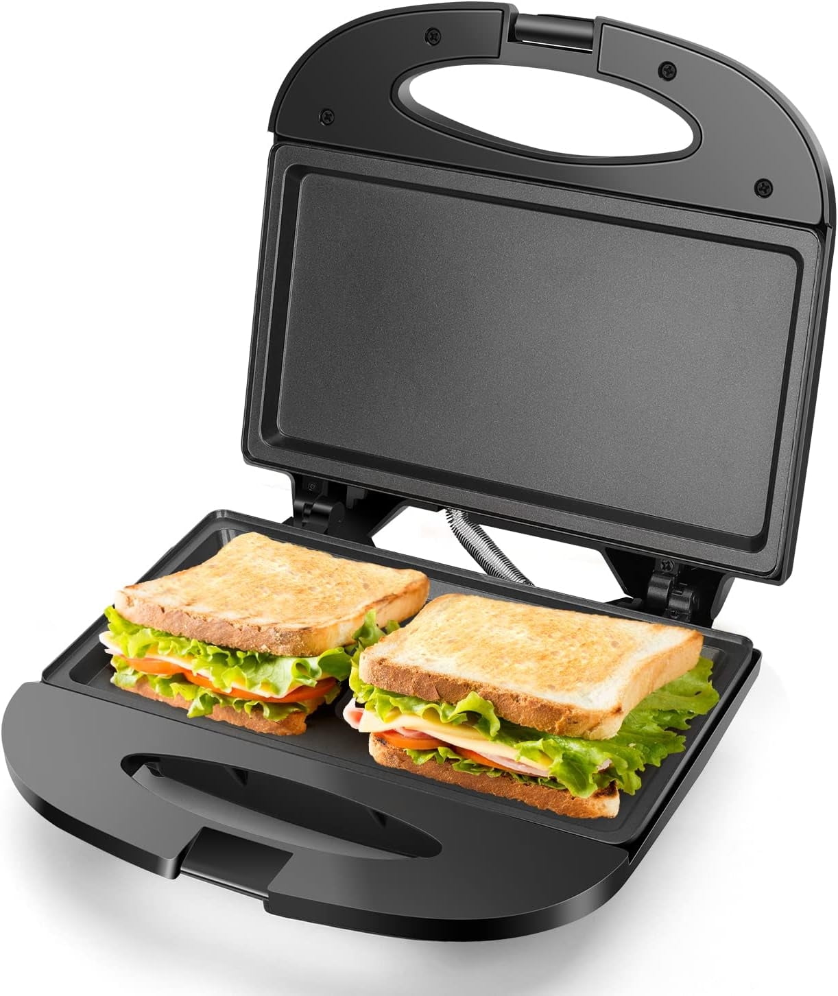 Sandwich Maker with Non-stick Deep Grid Surface for Egg, Ham, Steaks ...