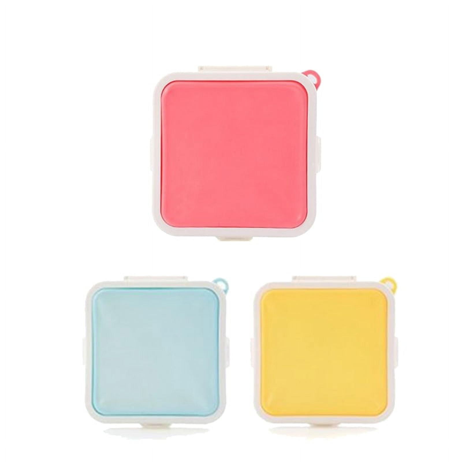 Sandwich Salad Storage Box Silicone Storage Case for Lunch Reusable ...