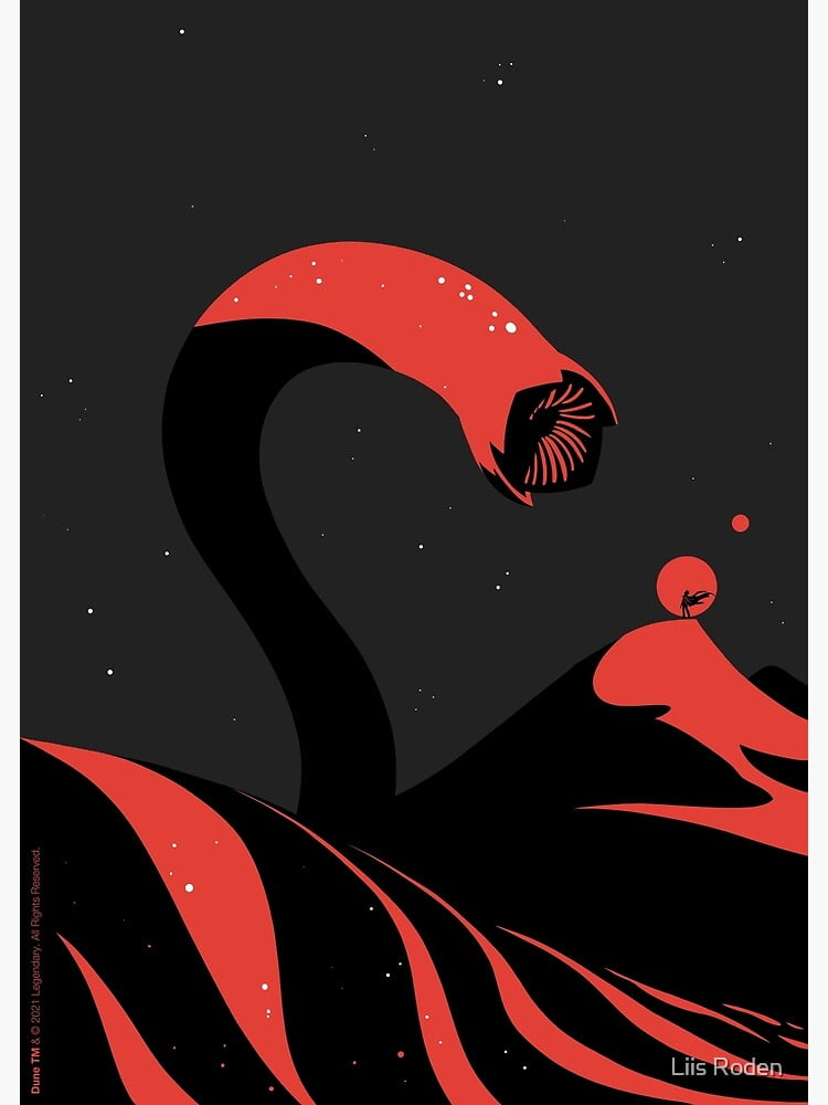 Sandworm. Dune Poster Framed-unframed - Walmart.com