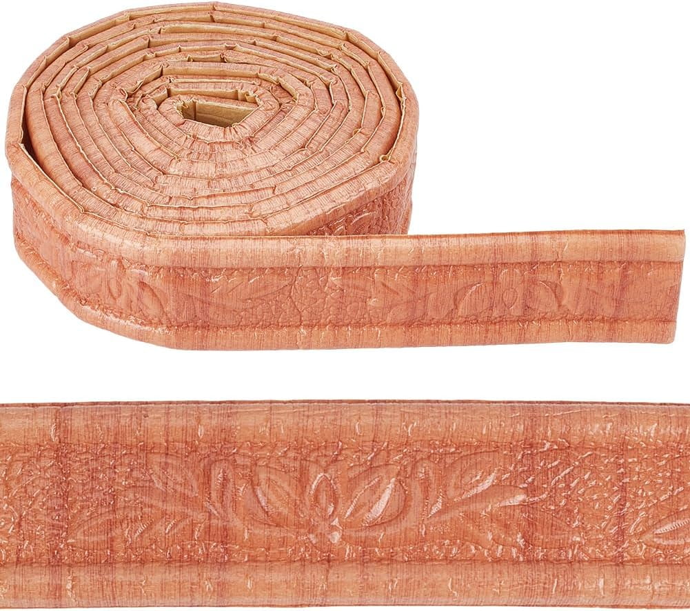 Sandy Brown 90x3.1 Trim Pattern Peel and Stick Self Adhesive Flexible ...