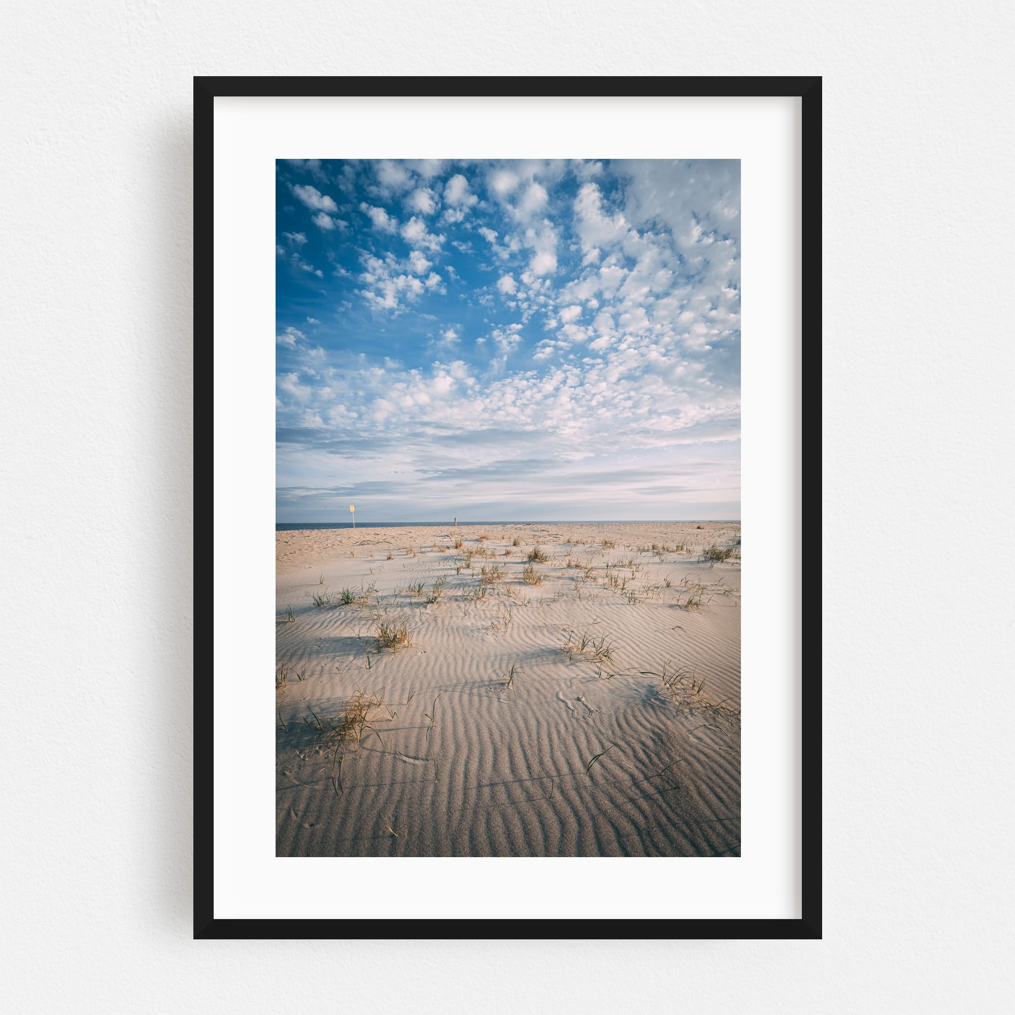 Sandy Fire Island - Fire Island New York Photography Black Framed Wall ...