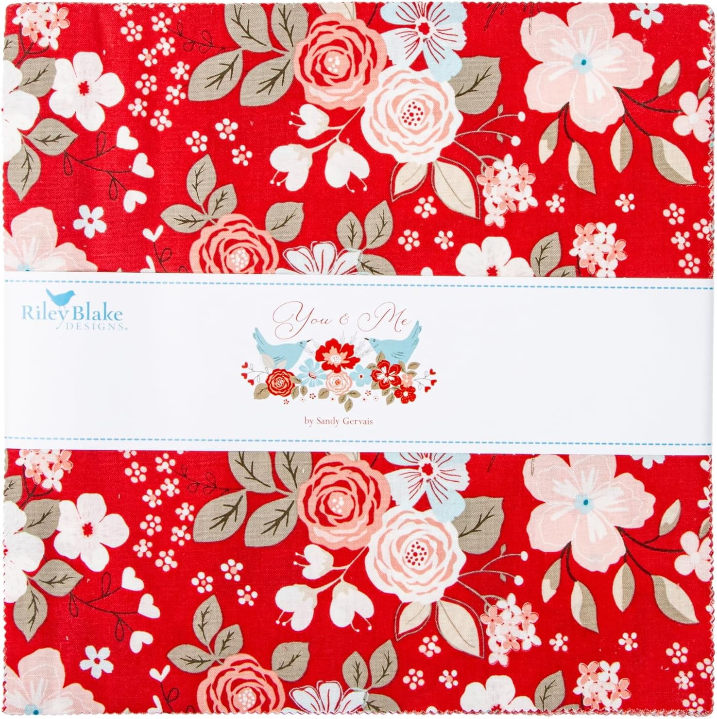 Sandy Gervais You & Me 10" Stacker 42 10-inch Squares Layer Cake Riley Blake Designs 10-15400-42 ...