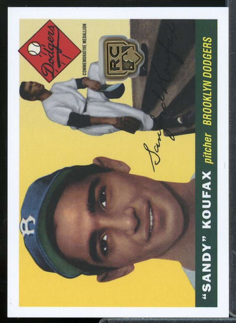 Sandy Koufax 2020 Topps Rookie Retrospective RC Logo Medallions #RCRSK ...