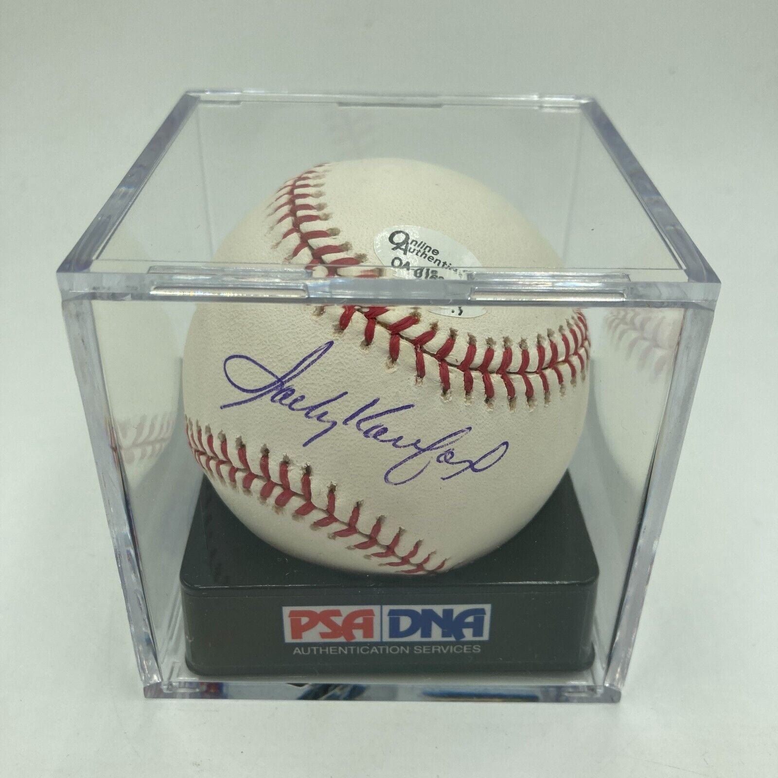 Sandy Koufax Signed Major League Baseball PSA DNA Graded 9.5 MINT+ ...