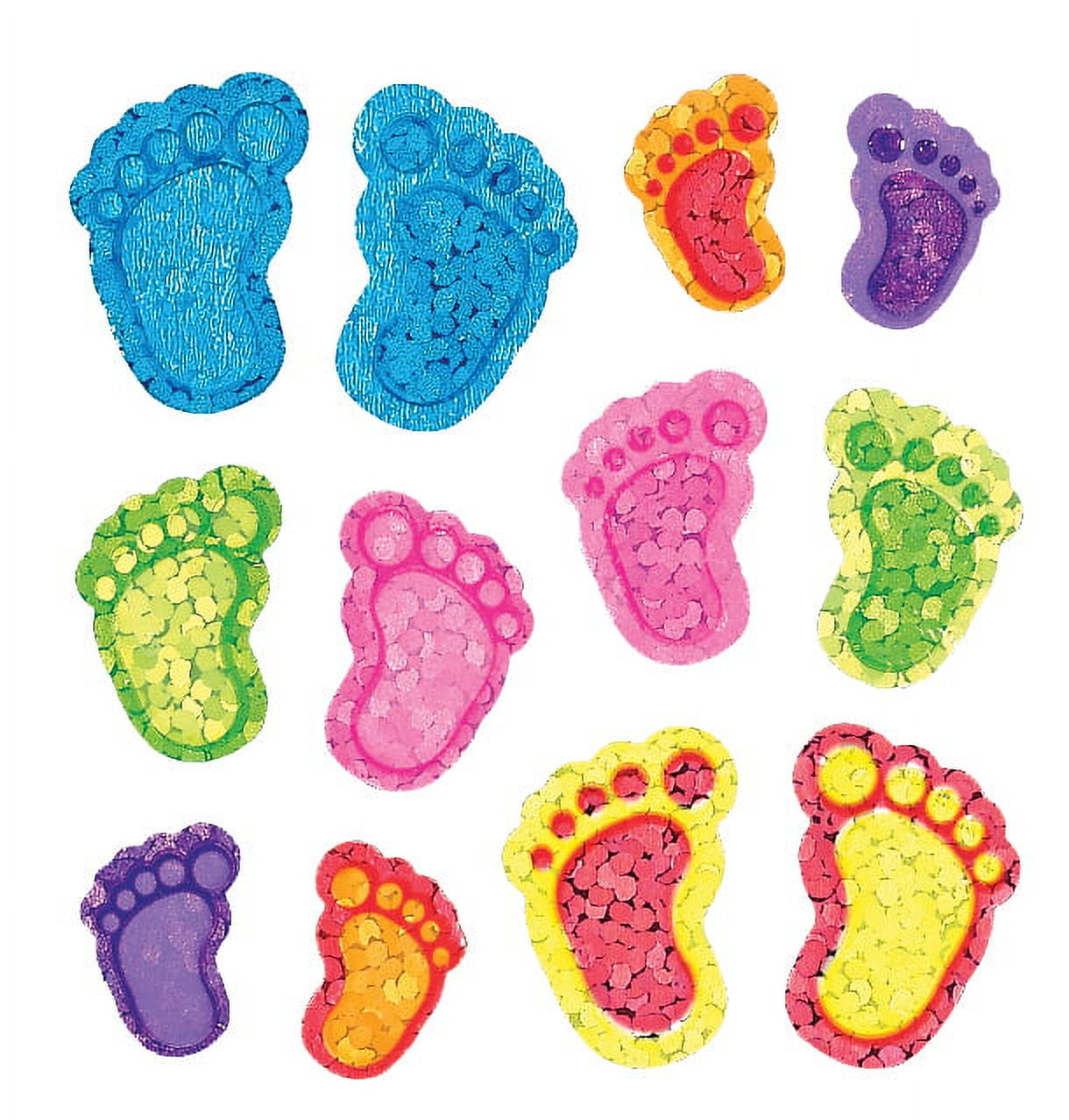 Footprints Sticker Select Acid-Free Stickers - Walmart.com