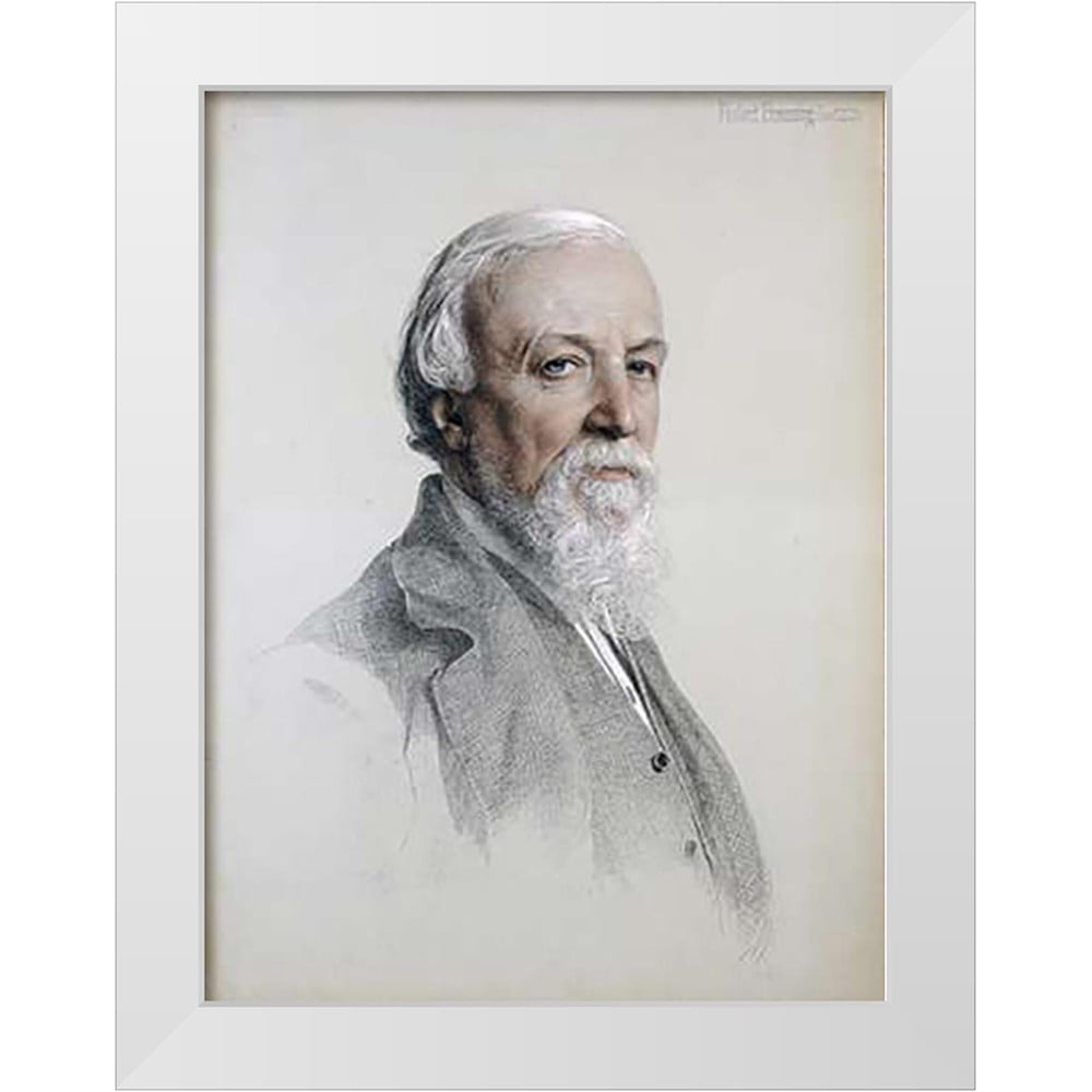 Sandys, Anthony Frederick August 25x32 White Modern Wood Framed Museum ...