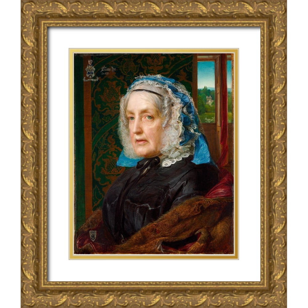 Sandys, Frederick 12x14 Gold Ornate Wood Framed with Double Matting ...