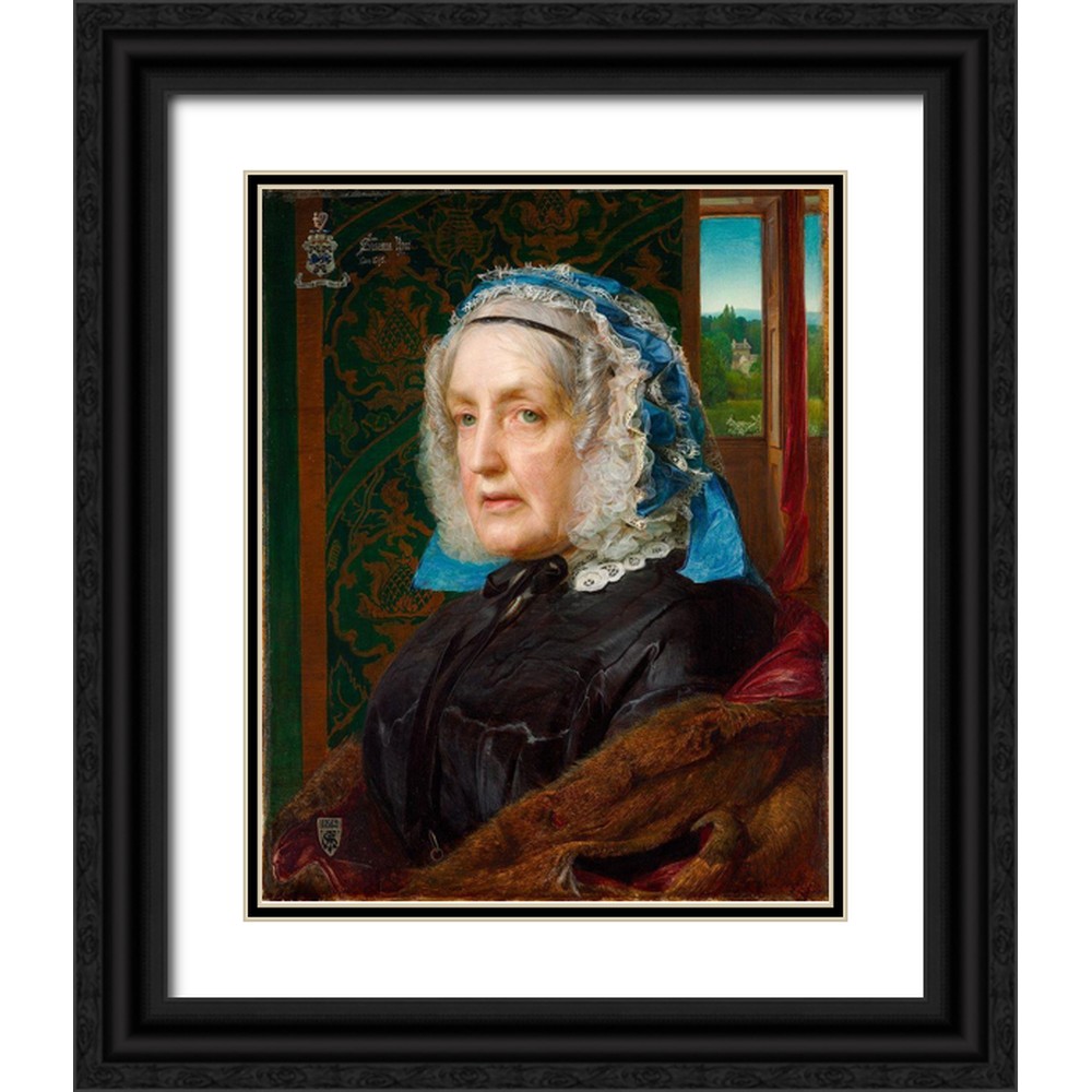 Sandys, Frederick 20x24 Black Ornate Wood Framed with Double Matting ...
