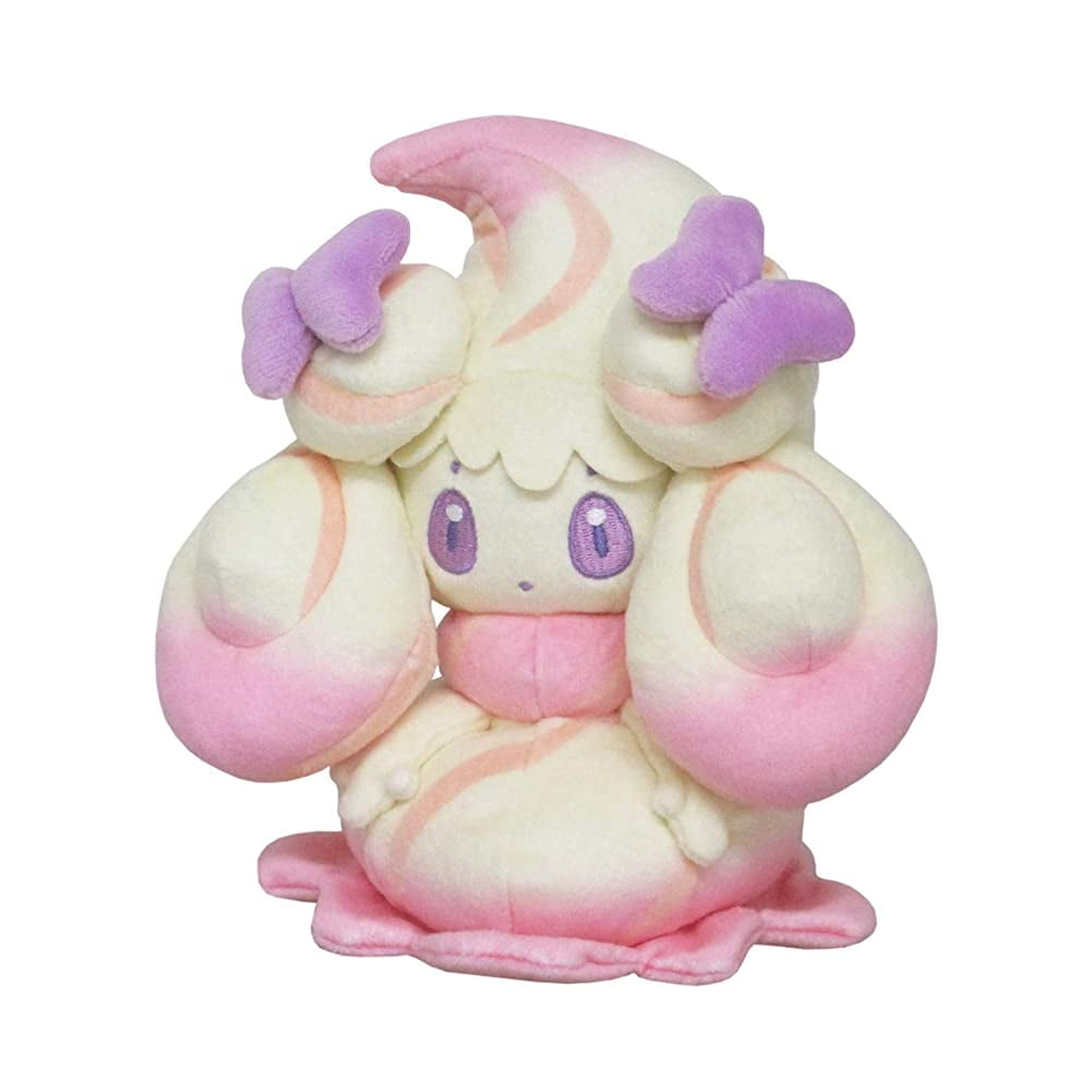 San-Ei Pokémon All Star Plushy Stuffed Alcremie Ruby Mix Collection ...