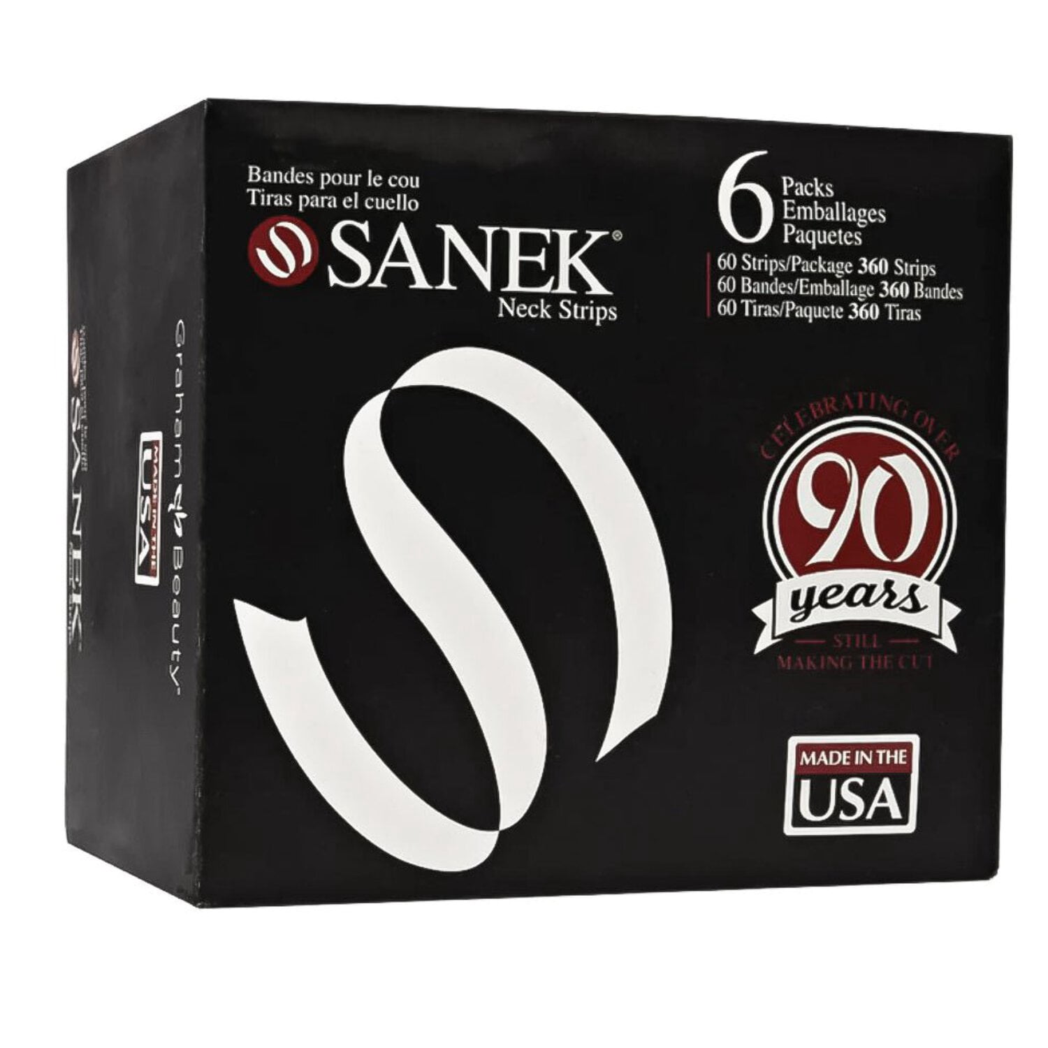Sanek Neck Strips by Graham Beauty - 6 Packs - 60 Strips - Walmart.com