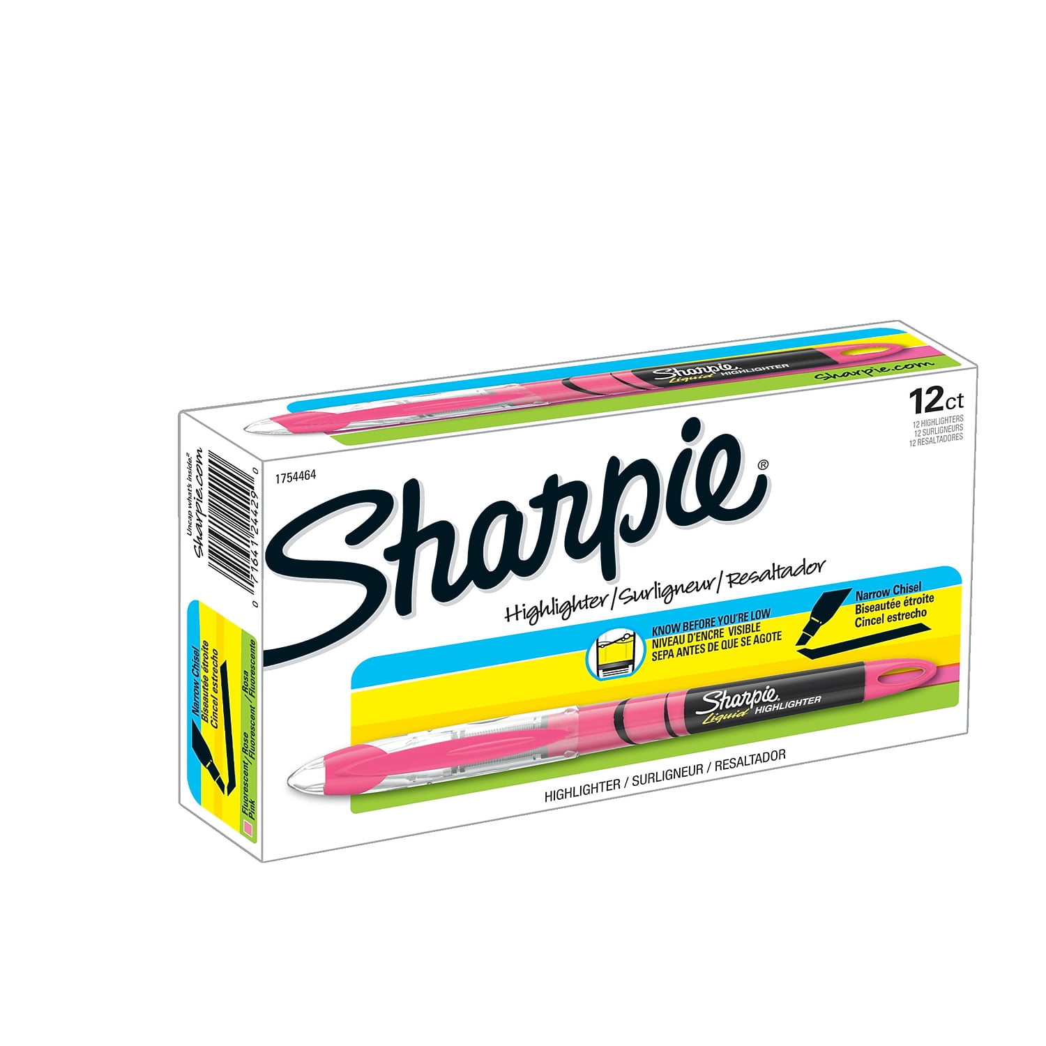 Sanford Sharpie Accent Highlighter, Fluorescent Pink, Liquid Pen Style ...
