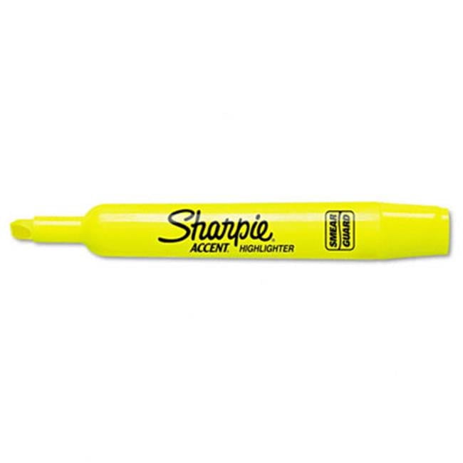 Sanford Ink Accent Tank Style Highlighter Chisel Tip Fluorescent YW Ink ...