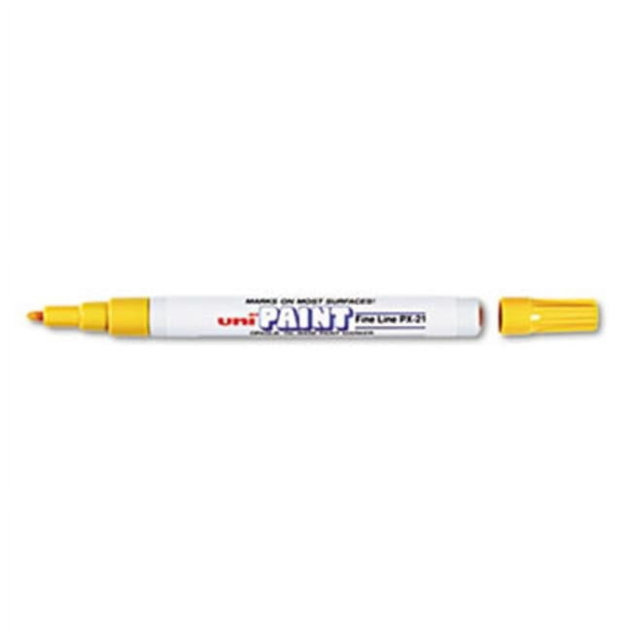 Sanford Ink Company 63705 uni-Paint Marker, Fine Point, Yellow ...